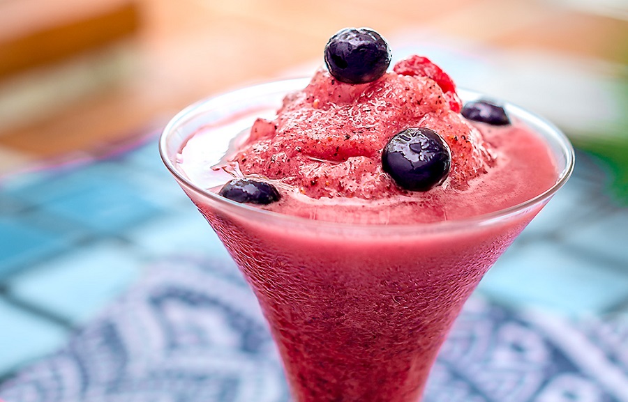 Frappe de Moras, Fresas y Frambuesas - Placeres