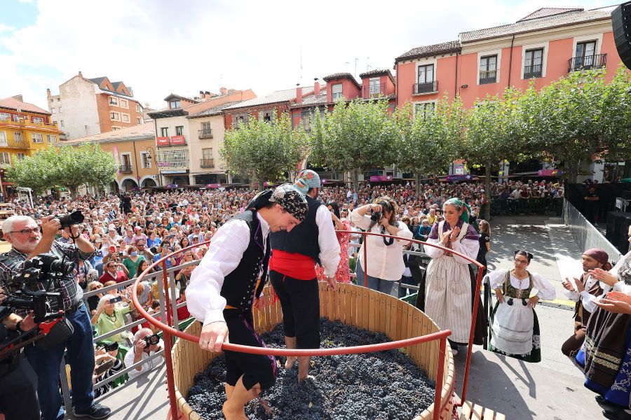El tradicional pisado de la uva - Placeres