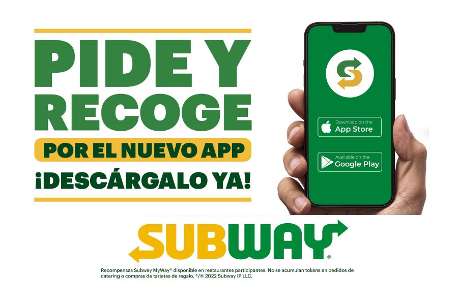 Nueva Subway®App - Placeres