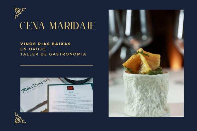 cena maridaje - Placeres