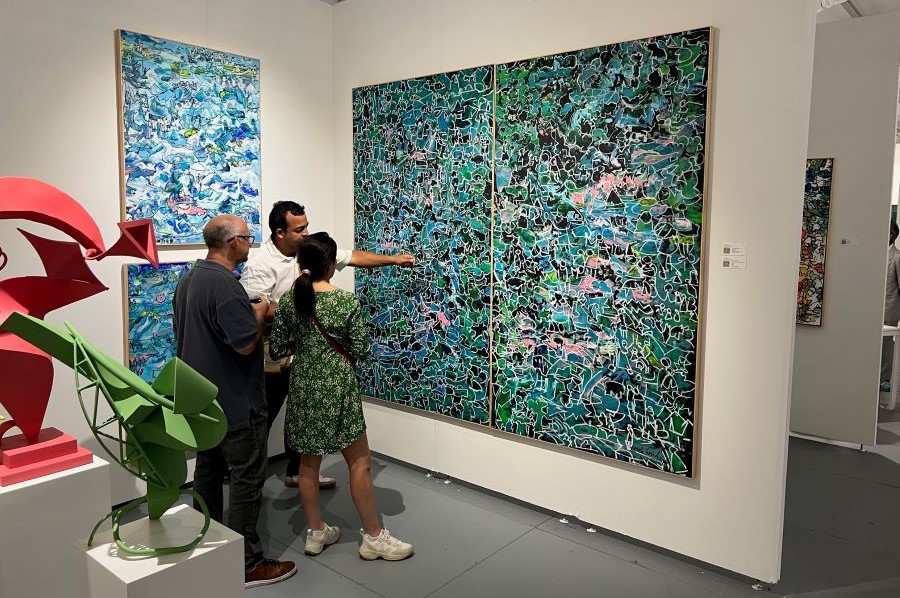 Carlos Santiago en SCOPE Miami Beach - Placeres