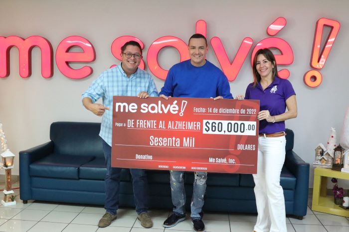 Larry Monge Director De Mercadeo De Me Salvé Víctor Manuelle Ivonne Rivera Directora Ejecutiva