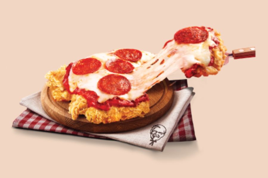 Nueva Chizza ("chit-sa") en KFC - Placeres